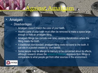 Against Amalgam | PPT