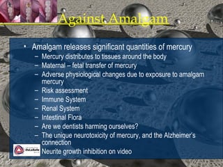Against Amalgam | PPT