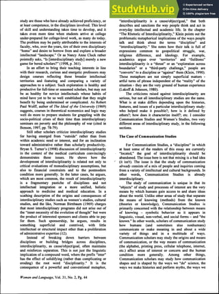 Against Interdisciplinarity | PDF