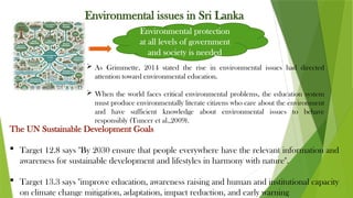 Environmental Literacy of Junior Secondary Students | PPTX
