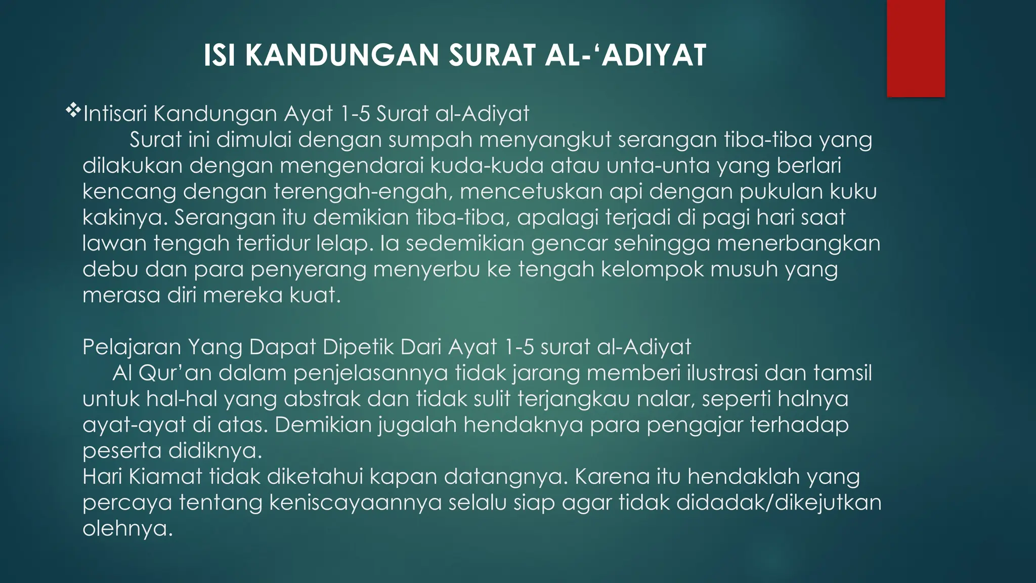 Tentang Surat Al-Adiyat Ayat 1 sampai 11.pptx