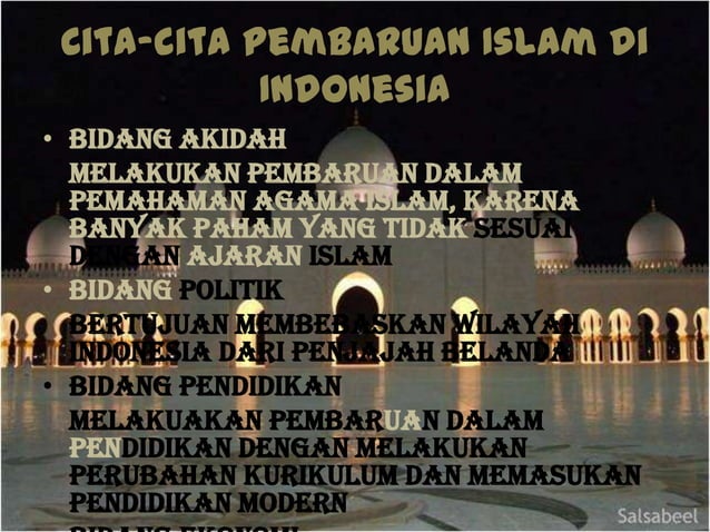 Agama 2 (perkembangan islam pada masa modern) | PPT