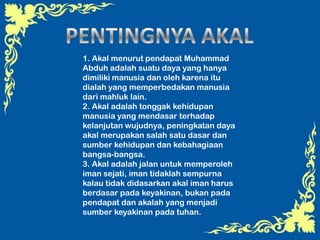 Agama akal dan wahyu | PPTX