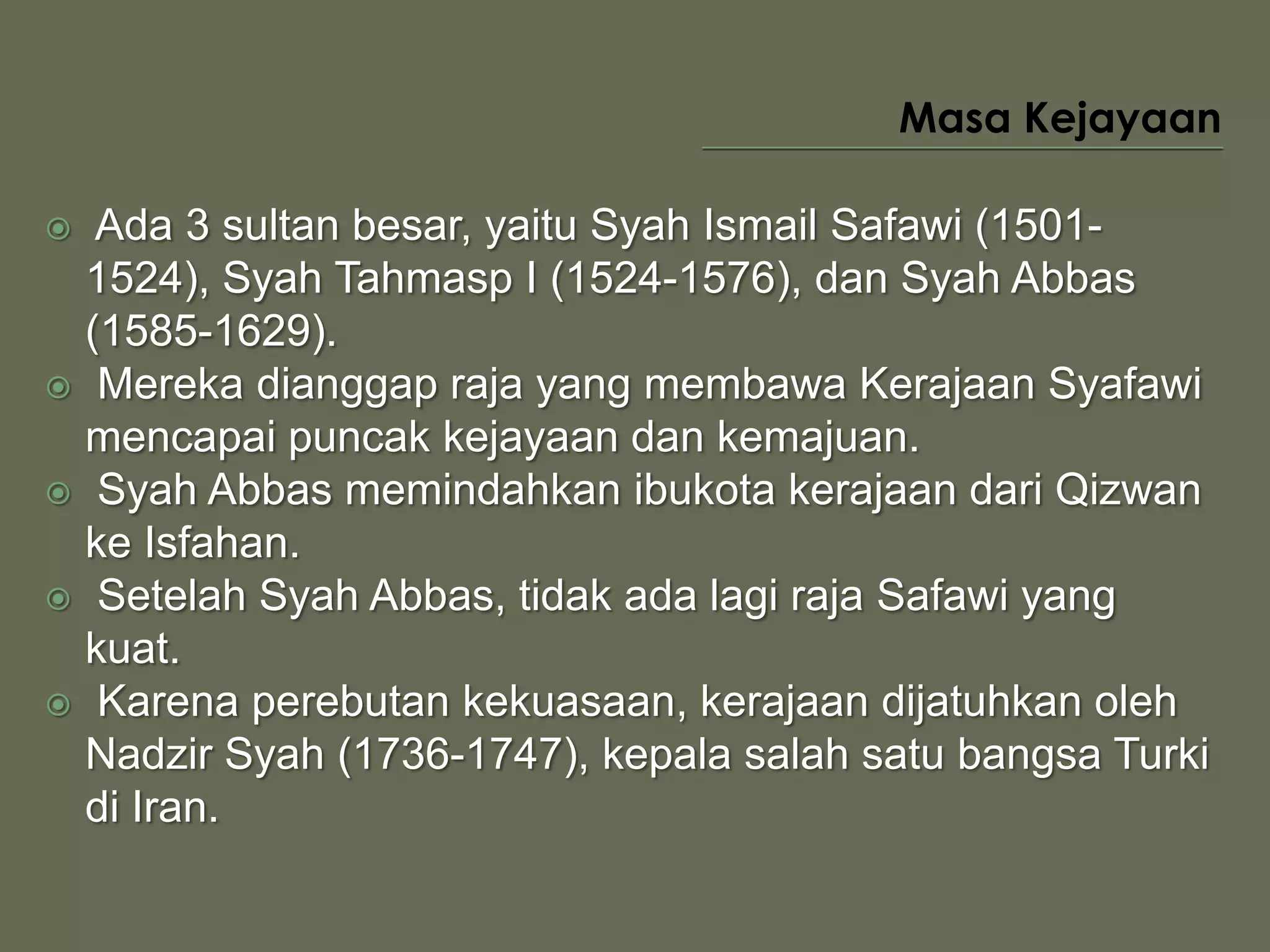 Perkembangan Islam pada Abad Pertengahan | PPTX
