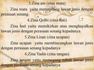 Agama bab macam macam zina | PPTX