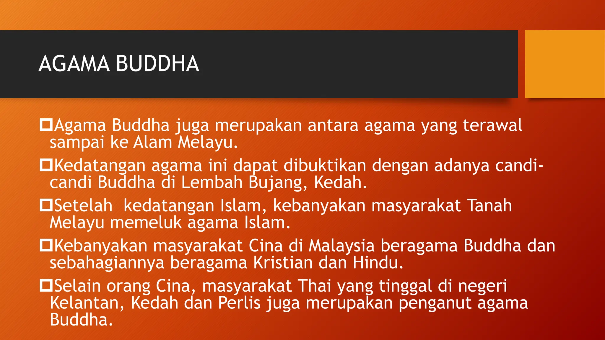 AGAMA DAN KEPERCAYAAN DI MALAYSIA - SEJARAH | PPTX
