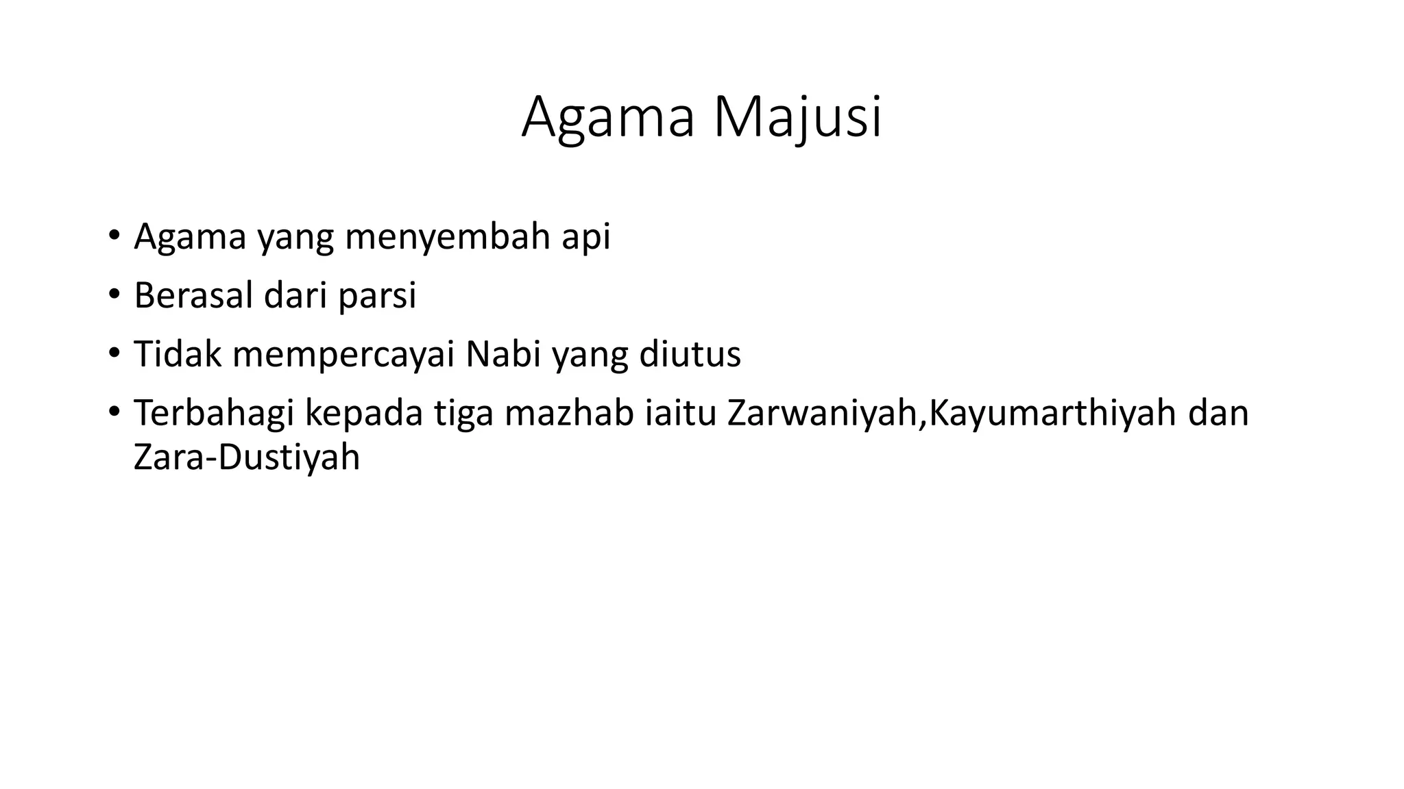 Agama dan kepercayaan masyarakat jahiliah | PPTX