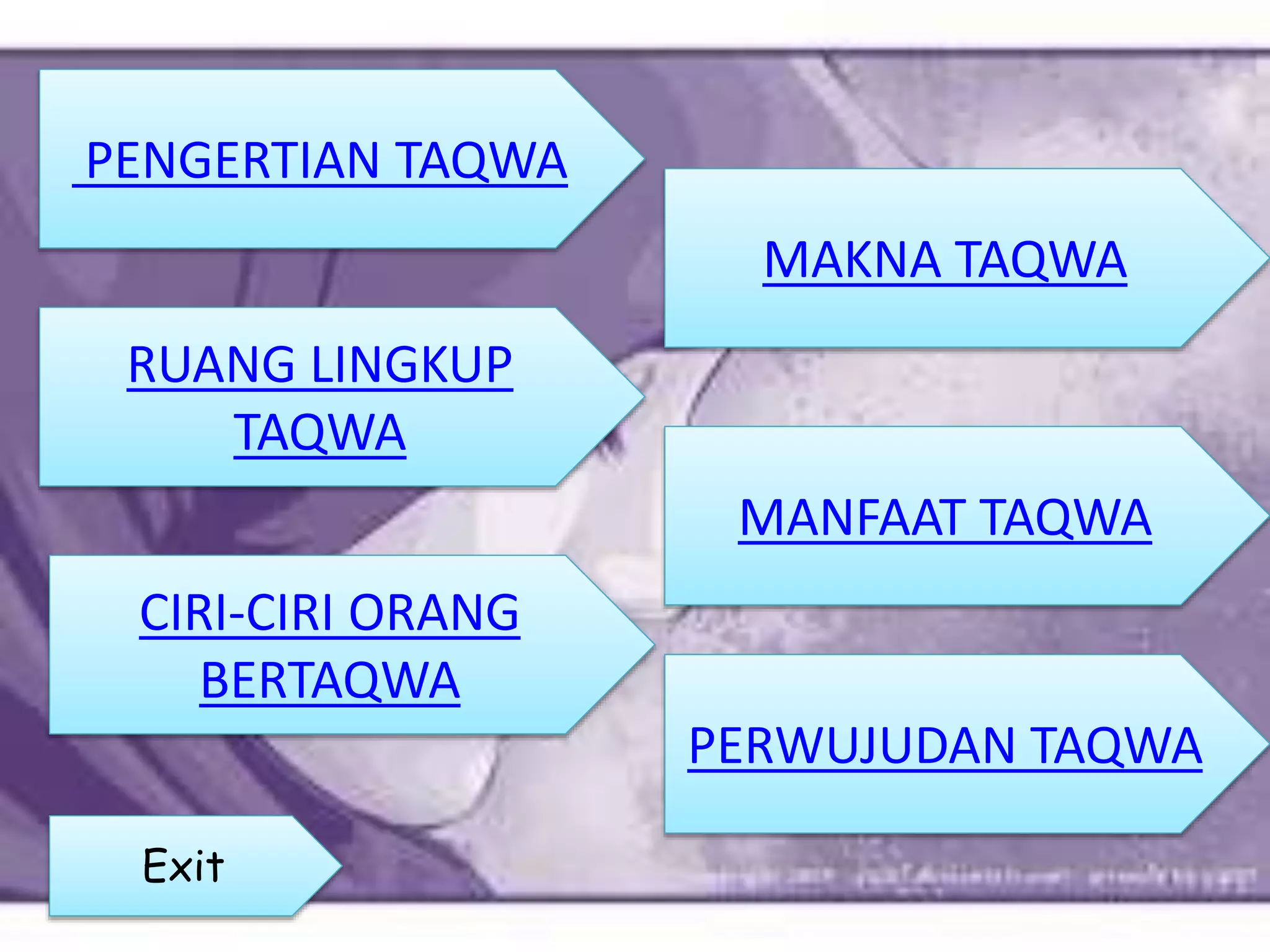 makna taqwa dalam kehidupan | PPTX