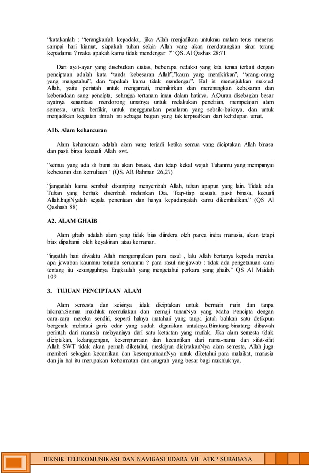 agama islam tujuan penciptaan | PDF