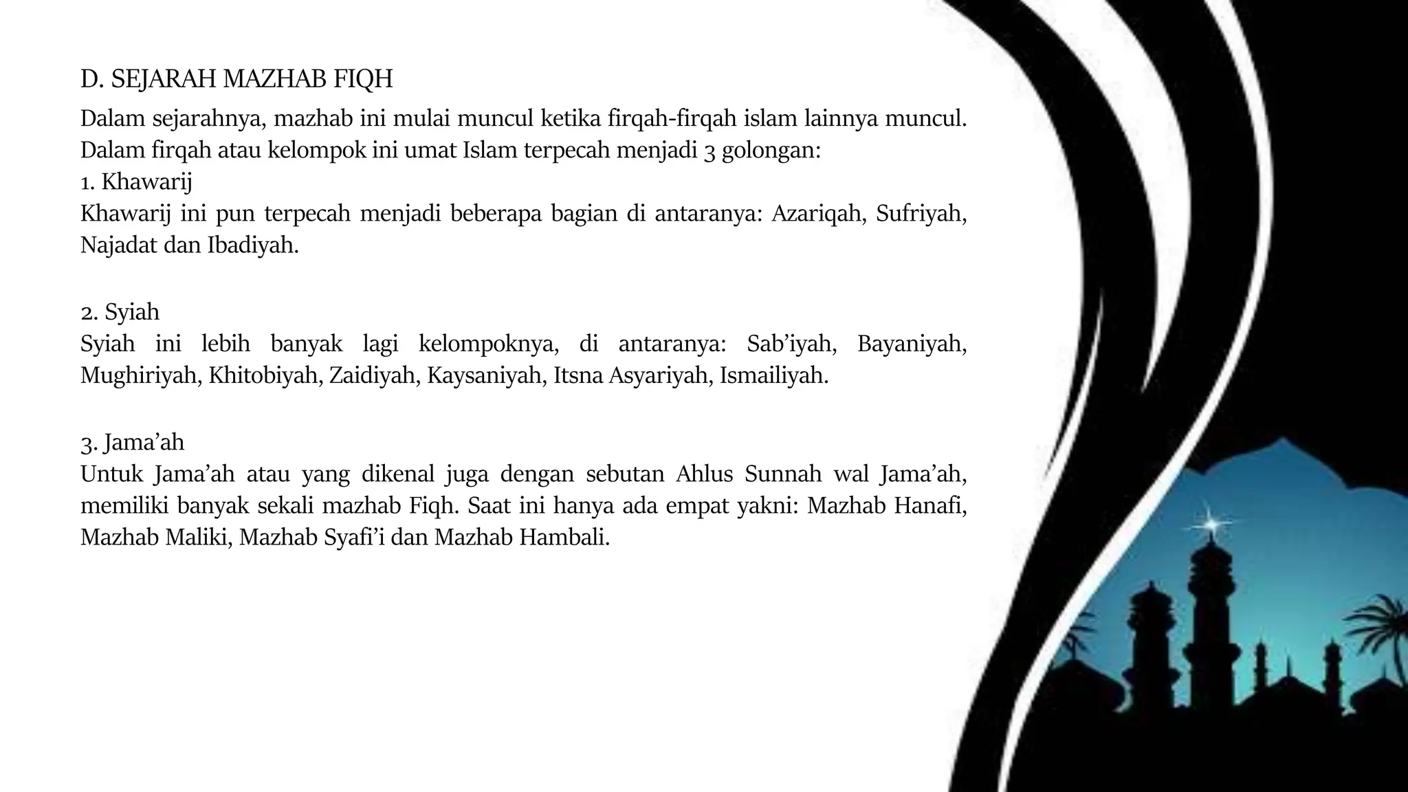Sumber Ajaran Agama Islam | PPTX