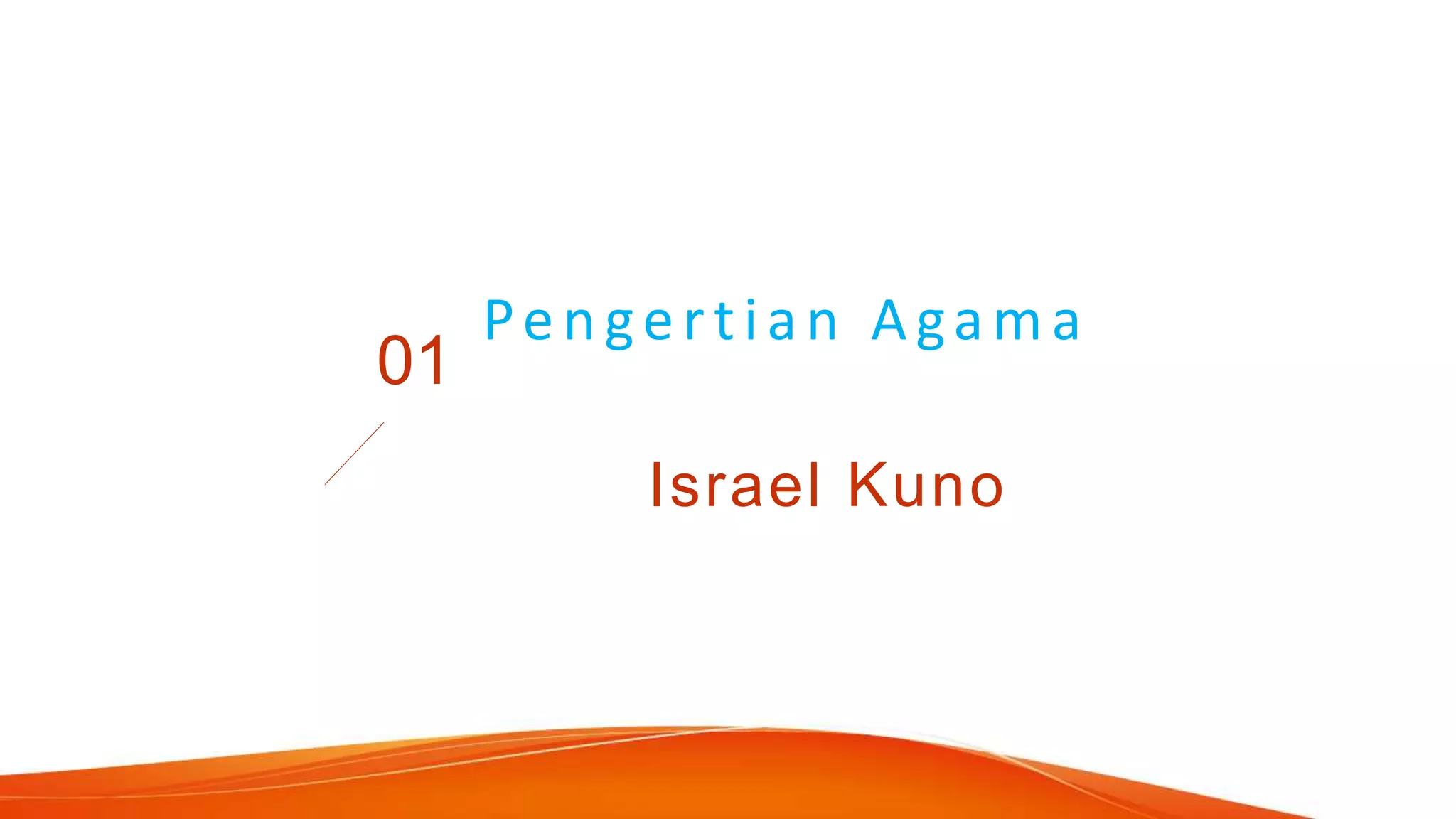 AGAMA ISRAEL KUNO PERJANJIAN LAMA.pptx