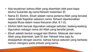 AGAMA ISRAEL KUNO PERJANJIAN LAMA.pptx