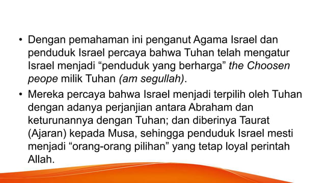 AGAMA ISRAEL KUNO PERJANJIAN LAMA.pptx