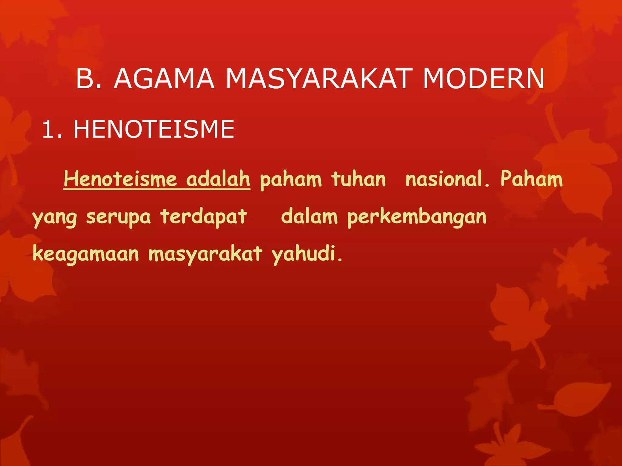 Agama masyarakat primitif & modern | PPTX
