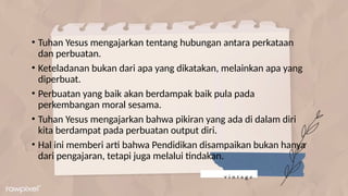 Agama Pelajaran 9 Yesus mewartakan kerajaan Allah | PPT
