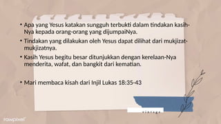 Agama Pelajaran 9 Yesus mewartakan kerajaan Allah | PPT
