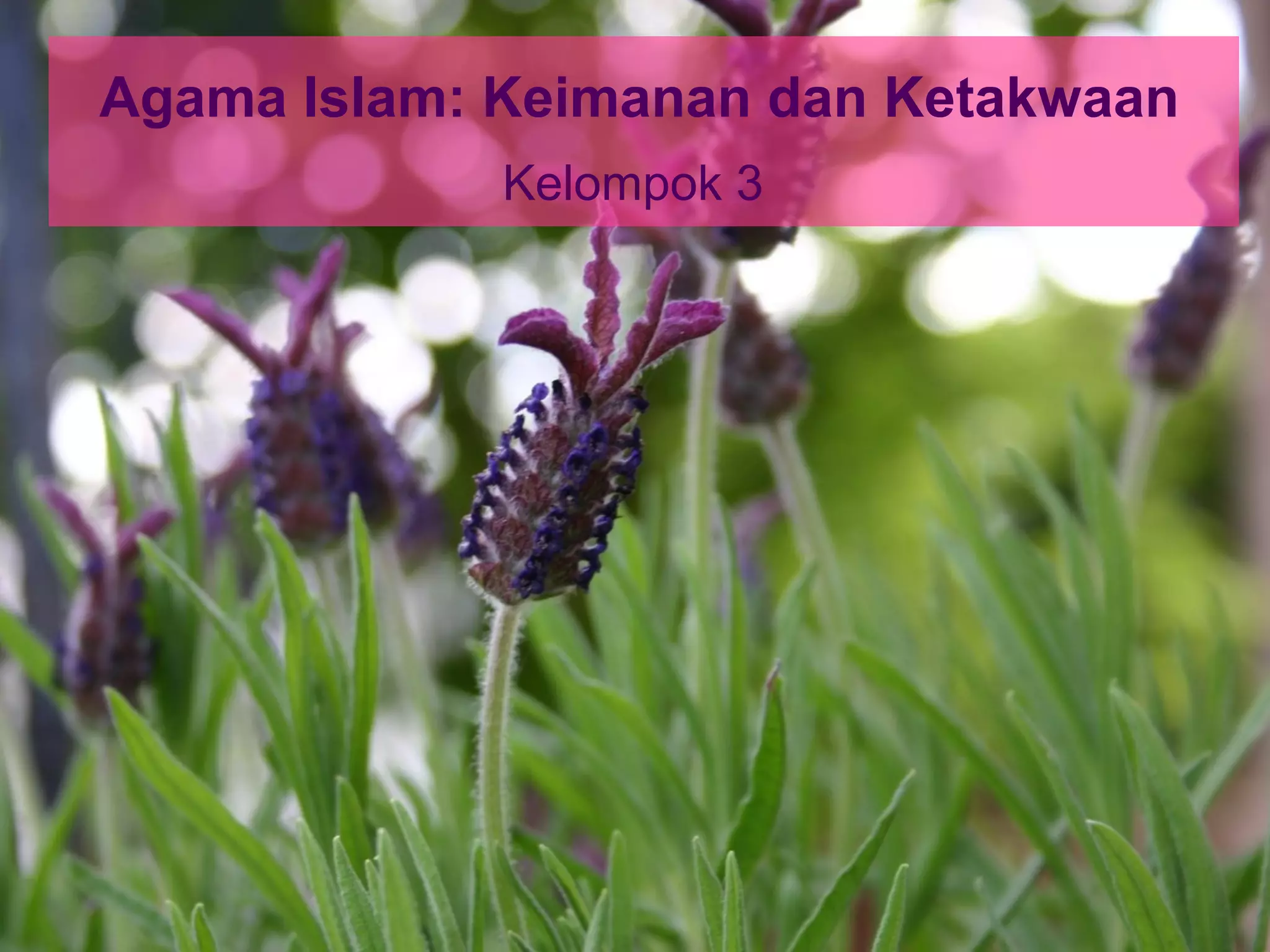 Iman dan Taqwa - Agama islam | PPT