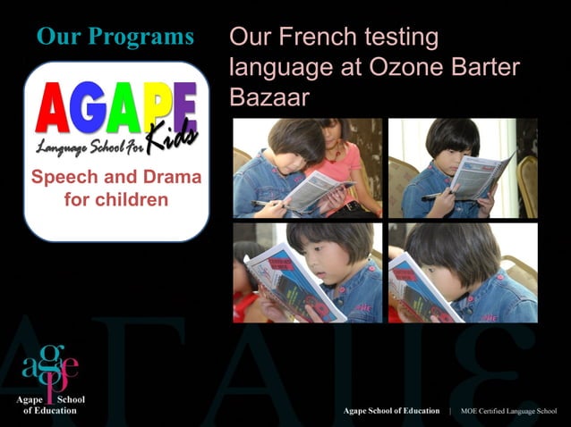 Agape school of education corporate presentation | PPT
