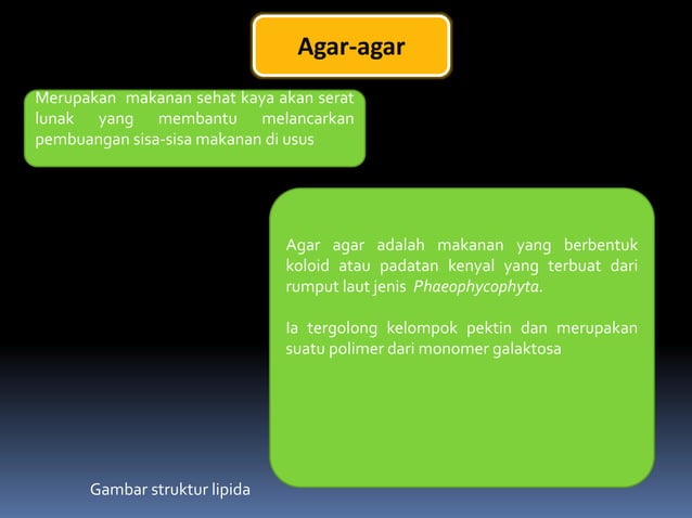 Koloid Agar-agar karagenan | PPTX