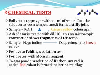 Agar agar, | PDF | Chemistry | Science