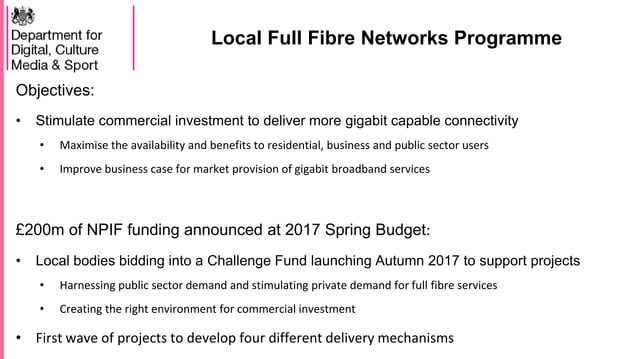 Matt Agar - DCMS / BDUK | PPT