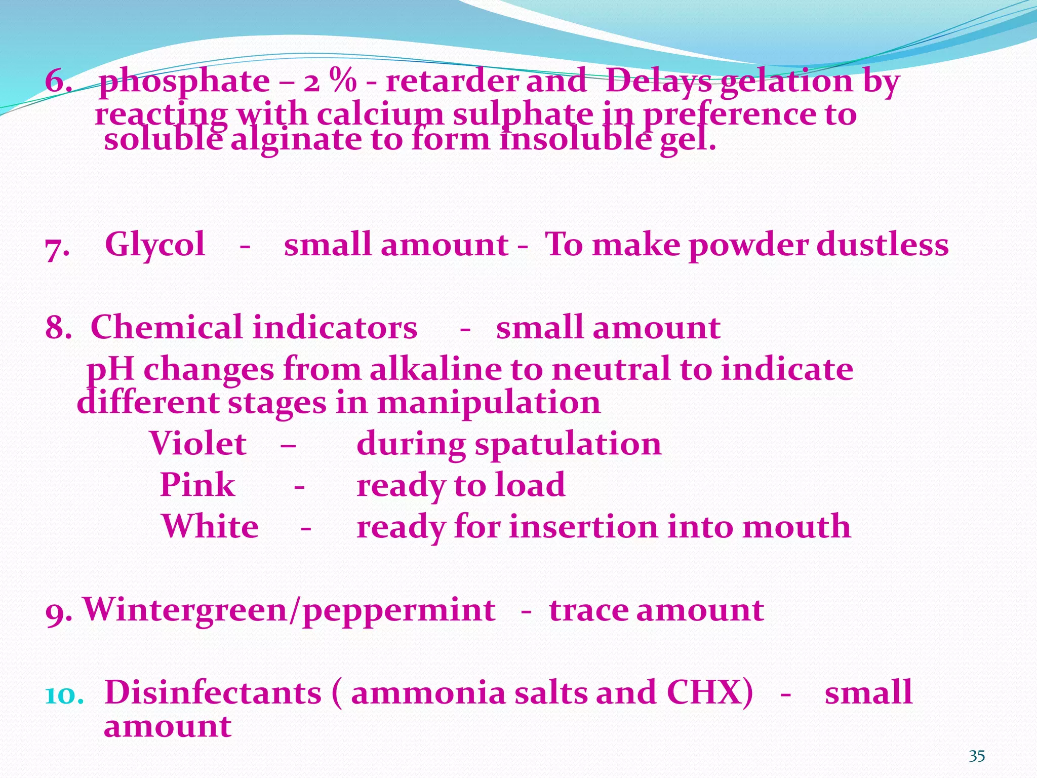 Agar alginate | PPTX