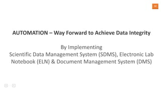 Agaram data integrity problem and solution | PPTX