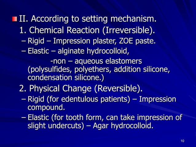 agar agar and alginate impression materials | PPT