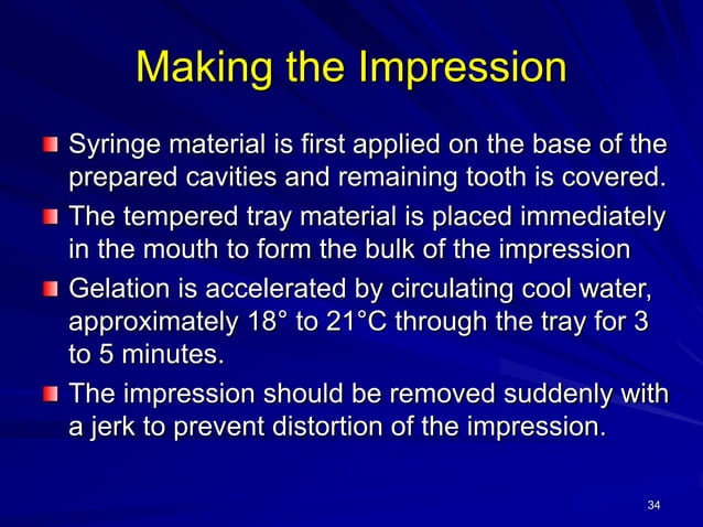 agar agar and alginate impression materials | PPT