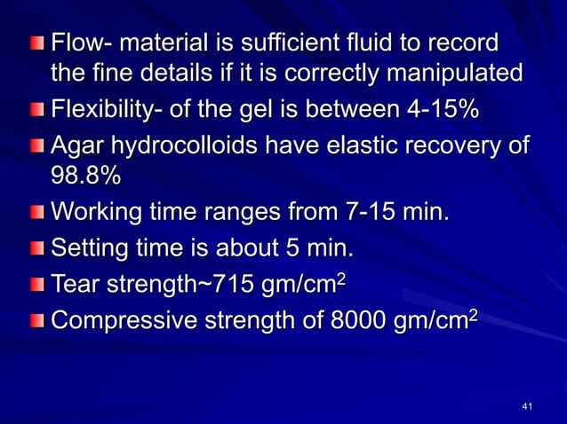 agar agar and alginate impression materials | PPT