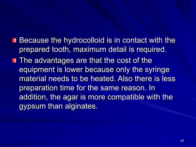 agar agar and alginate impression materials | PPT
