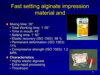 agar agar and alginate impression materials | PPT