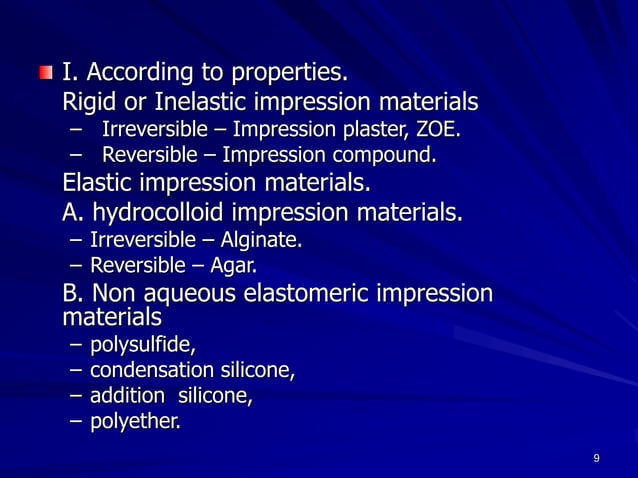 agar agar and alginate impression materials | PPT