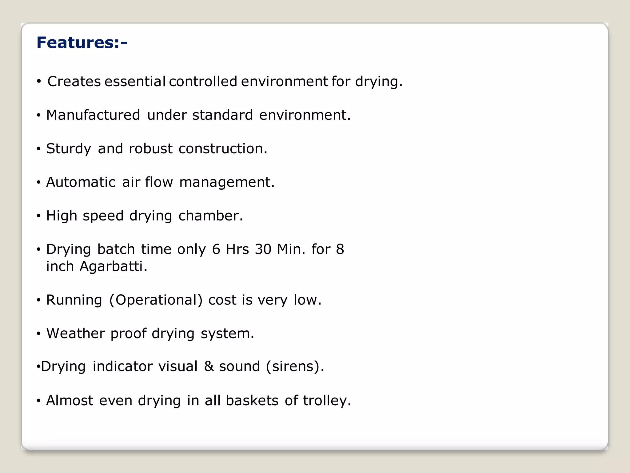 Agarbatti & dhoop dryer | DOCX