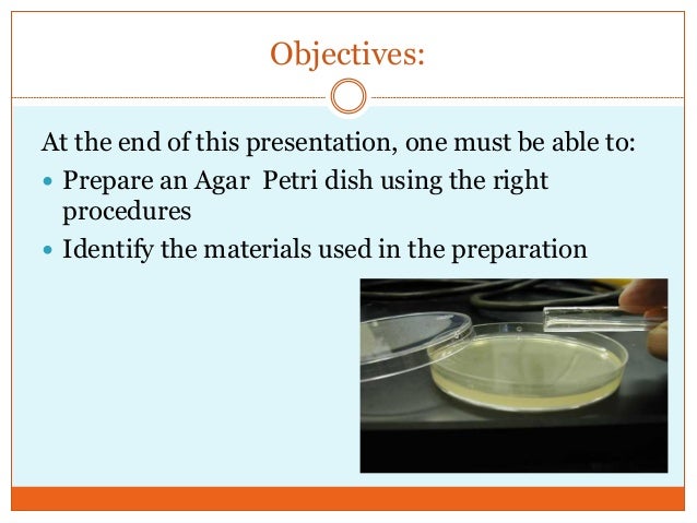 Agar Culture Medium