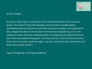 A Garden of Thanks | PPT