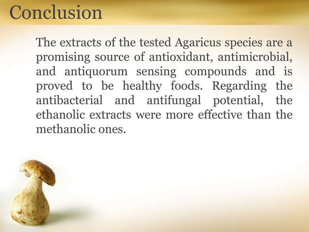 Agaricus | PPTX | Gardening | Home & Garden
