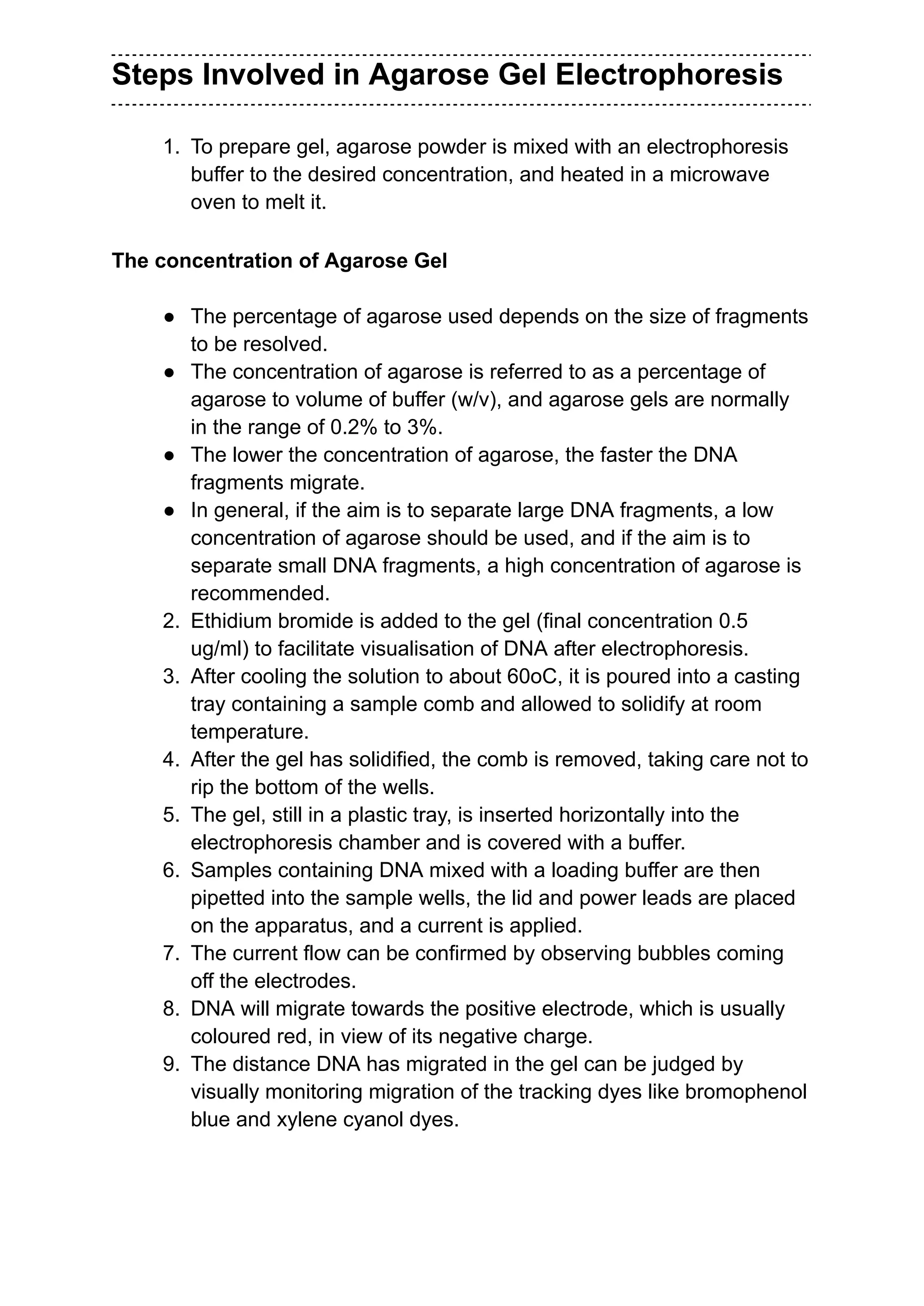 Agarose. Gel. Electrophoresis.pdf.docx.. | PDF
