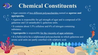 Agar-Agar I Carbohydrates I Presentation | PPTX