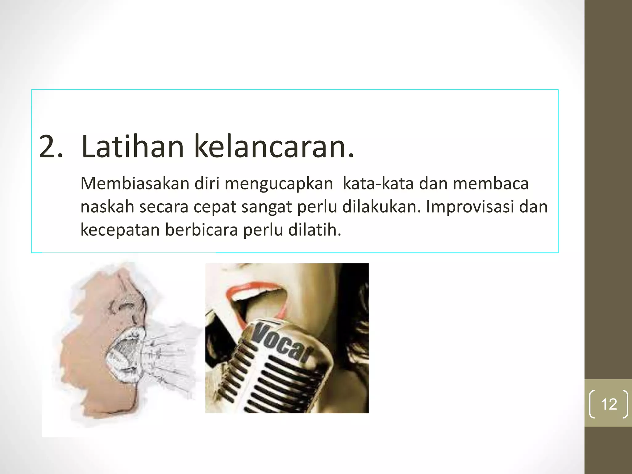 Agar suara kita nyaring dan menarik saat pidato | PPT