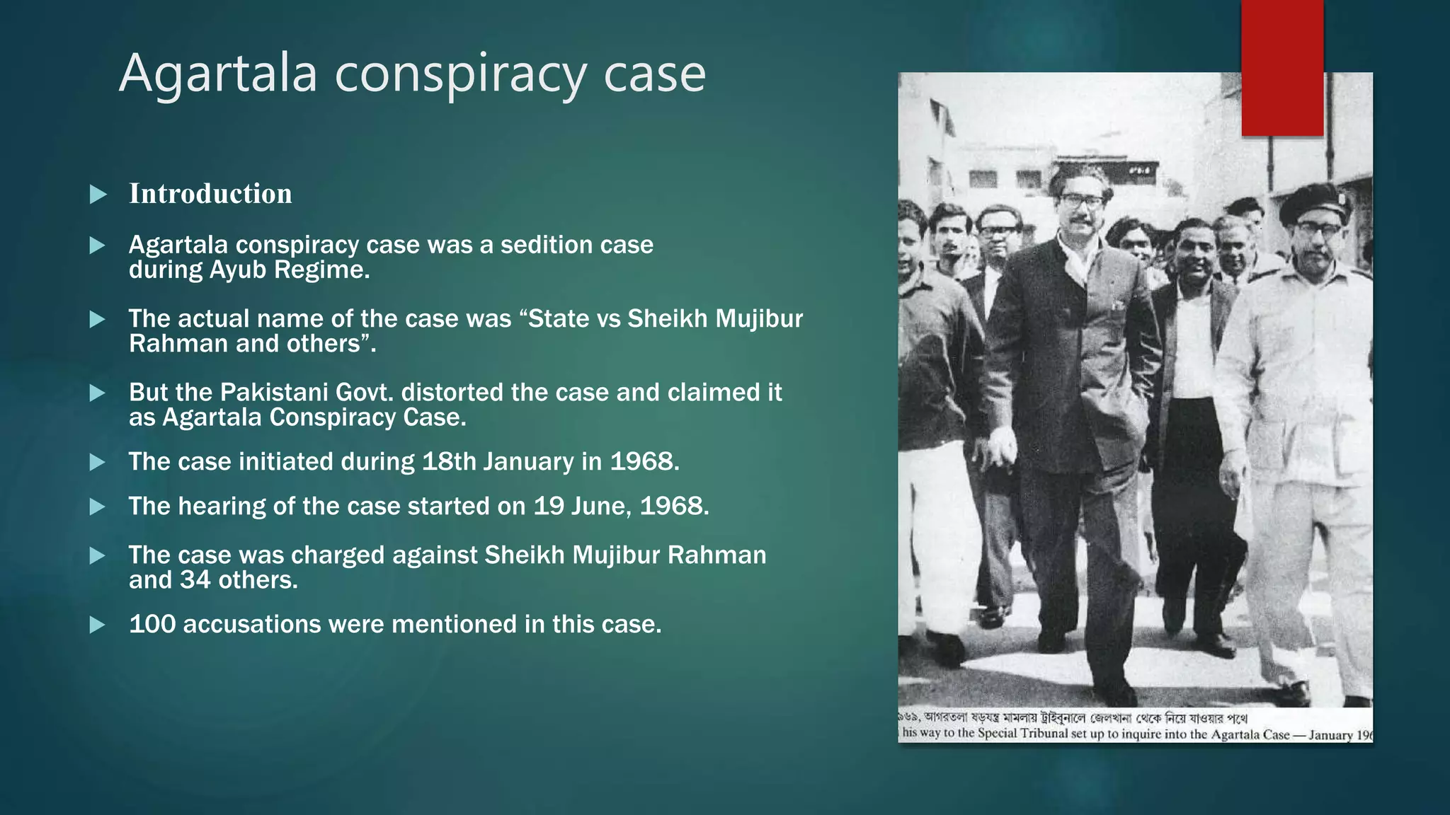 Agartala conspiracy case | PPTX