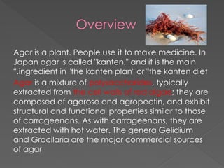 AGARVAL TRAINING agar agar usage .pptx
