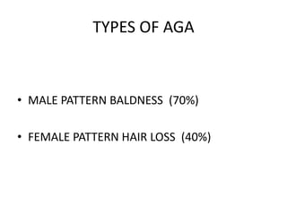 Grading Staging in Androgenetic Alopecia (Male Pattern Baldness) by ...