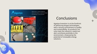 Agastya Invention_biogas storage balloons | PPTX