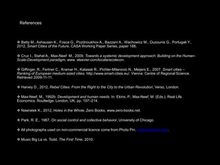 Smart City + Human-Scale Development | PPT