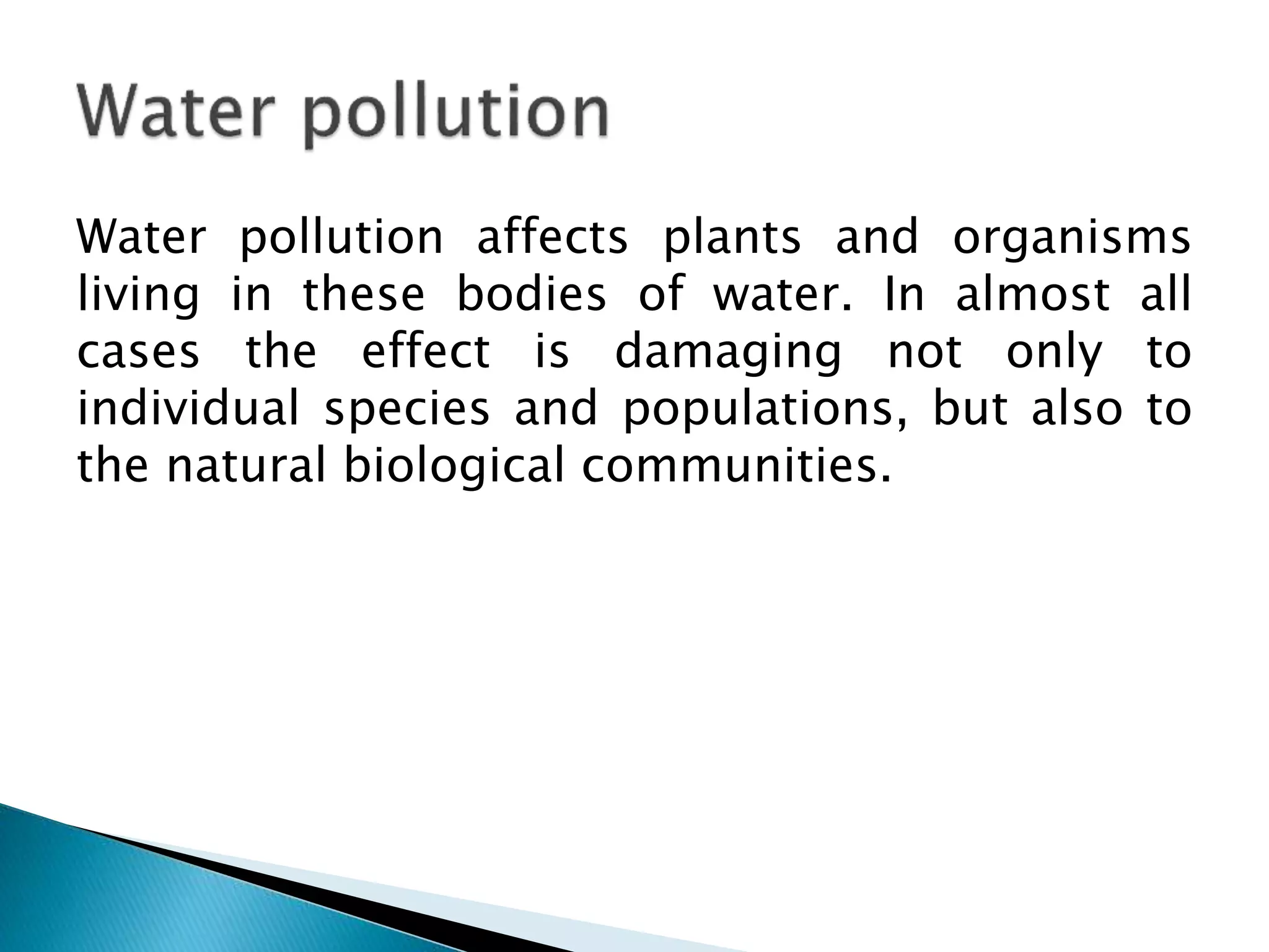 Water pollution Group6 | PPTX