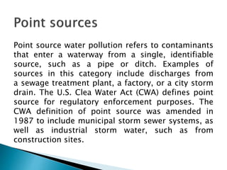 Water pollution Group6 | PPTX