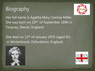 Agatha christie | PPT