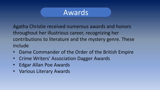 Biography and works of Agatha Christie.pptx