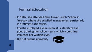 Biography and works of Agatha Christie.pptx